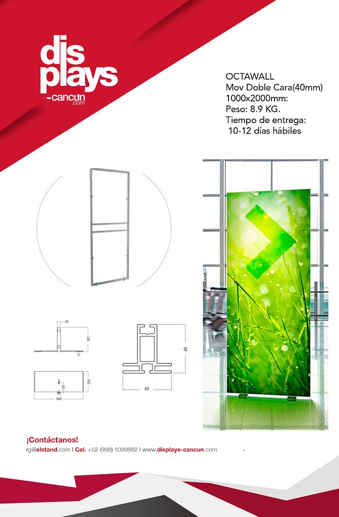 En Paredes Gráficas para Displays Portátiles somos los #1 en Cancún.